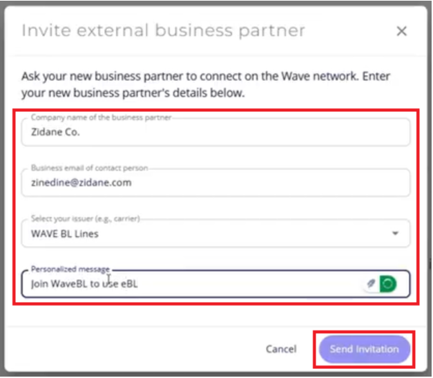 Connect with your Business Partner